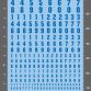 Number Waterslide Decals - Bedlam Creations