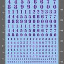 Number Waterslide Decals - Bedlam Creations