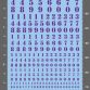 Number Waterslide Decals - Bedlam Creations