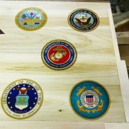 Custom Woodworking Waterslide Decals - Bedlam Creations